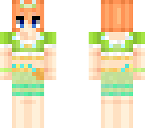 Yotsuba Nakano (tropical outfit) | Minecraft Skin