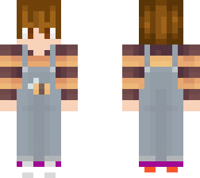 bee boi tubbo with brown hair | Minecraft Skin