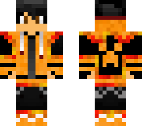 fire gamer | Minecraft Skins