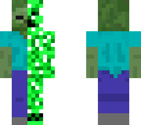 half zombie | Minecraft Skins