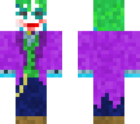 Joker Heath Ledger | Minecraft Skin