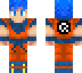 Kakarot supersayan god supersayan form | Minecraft Skin