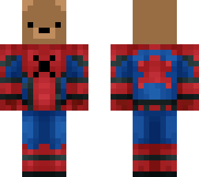 oso pardo spiderman hombre avengers los vengadores | Minecraft Skins