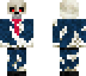 skeleton with suit | Minecraft Skin