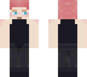 Slay skin with pink mullet | Minecraft Skin