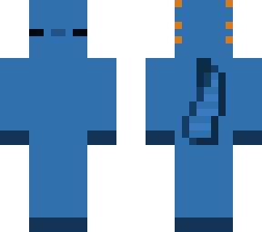 Blue Axolotl | Minecraft Skin