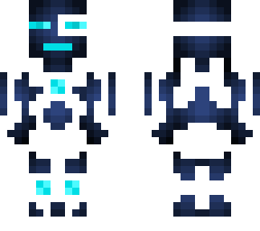 blue robot | Minecraft Skins