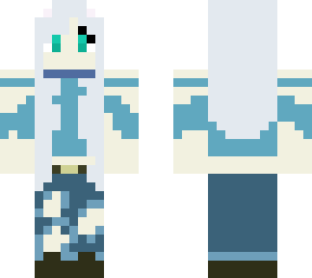 Cloudy cat girl | Minecraft Skin