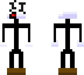 disgusted harold twigperson | Minecraft Skin