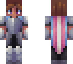 trans flag | Minecraft Skins