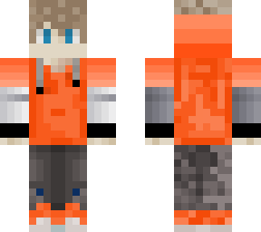 orange hoodie | Minecraft Skins