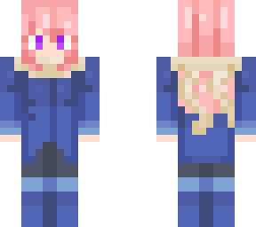 pink hair rimuru rimuru ttigraas | Minecraft Skins