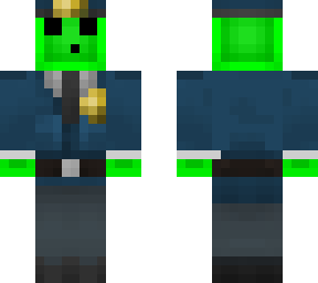 Police Officer Slime | Minecraft Skin