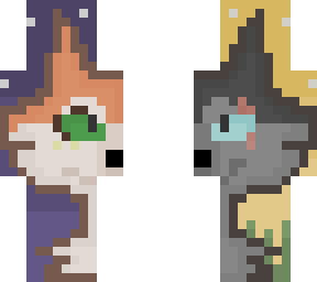 Starlight fox | Minecraft Skin