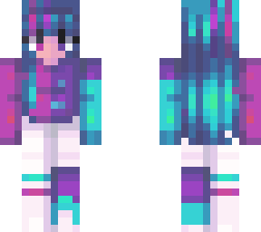 Neon Blue Minecraft Skins