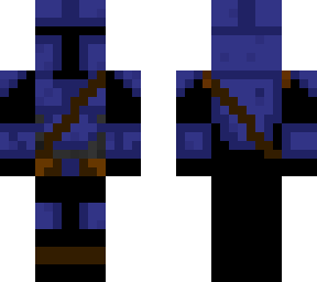 Blue Mandalorian | Minecraft Skin