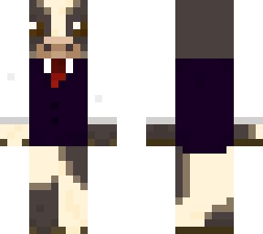 Cow In A Suit Minecraft Skins