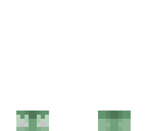 Green Bunny Slippers | Minecraft Skin