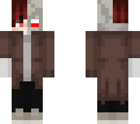 Half Skeleton | Minecraft Skin