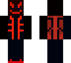 Red skull | Minecraft Skin