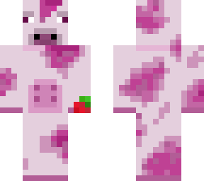 strawberry cow | Minecraft Skins