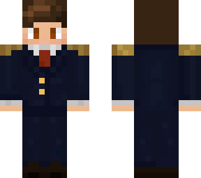 actully in a suit | Minecraft Skin