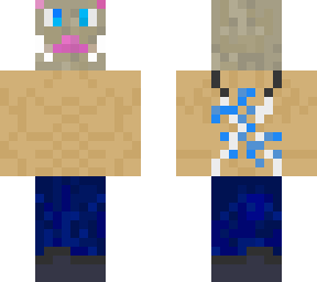 demon slayer inosuke | Minecraft Skin