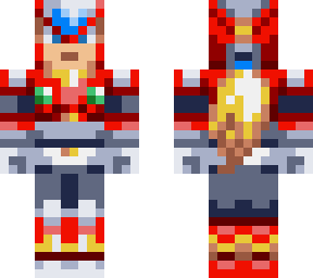 megaman zero | Minecraft Skins