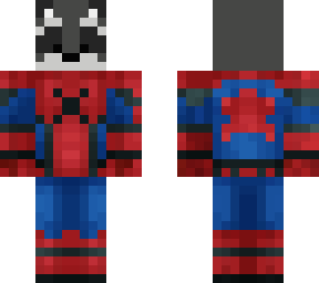 Spider Raccoon | Minecraft Skin