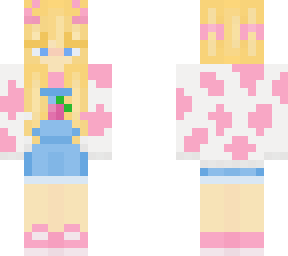 strawberry cow | Minecraft Skins