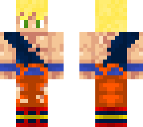 Goku ssj | Minecraft Skin