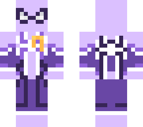 Molecoid yellow ribbon | Minecraft Skin