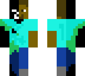 half steve half herobrine | Minecraft Skins