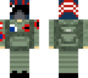 Top Gun, Maverick, 1986, Flight Suit and Gear, Helmet | Minecraft Skin