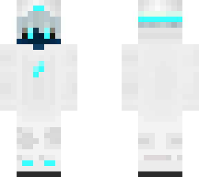 White and blue manhal | Minecraft Skin