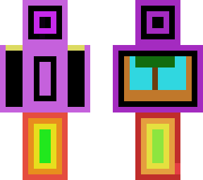 Cool Multicolor Skin | Minecraft Skin