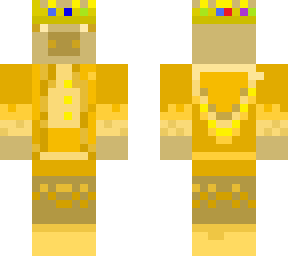 Golden Technoblade Statue | Minecraft Skin