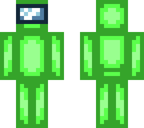 Lime Crewmate | Minecraft Skin