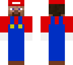 mario steve | Minecraft Skins