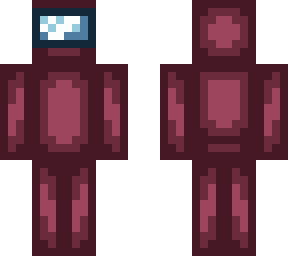 Among Us Maroon Minecraft Skins