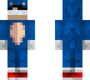 sonic onesie | Minecraft Skins