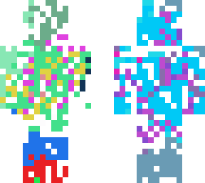 Messy Colors | Minecraft Skin