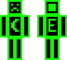 Neon Sad Face Skin (My Personal Skin Use If U Want) | Minecraft Skin