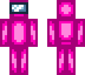 Pink Crewmate | Minecraft Skin