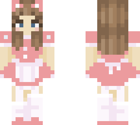 pink maid | Minecraft Skin
