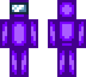Purple Crewmate | Minecraft Skin