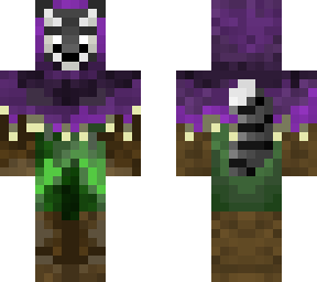 raccoon end hunter | Minecraft Skin