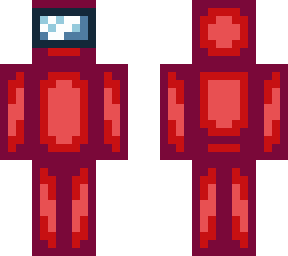 Red Crewmate | Minecraft Skin