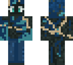 Warden colour palette lol | Minecraft Skin