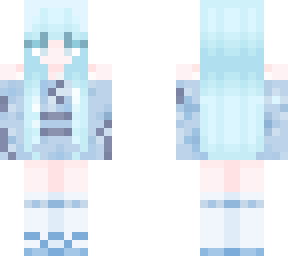 blue girl | Minecraft Skins